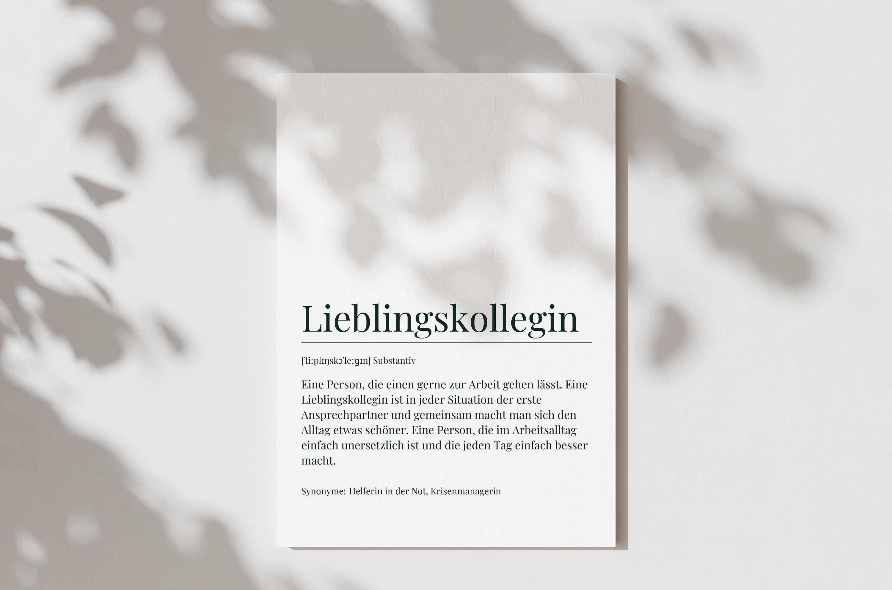 Postkarte Lieblingskollegin Geschenk Kollegin Dankeschön ...