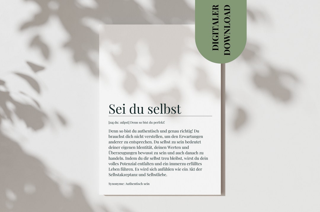 Card Be Yourself Definition Card Have Confidence in Yourself ...