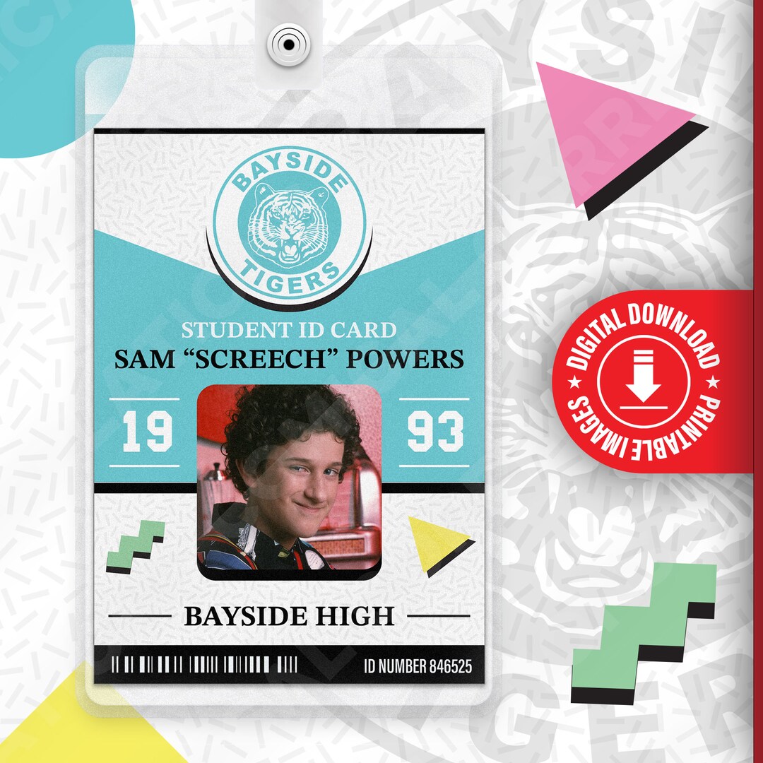 Saved by the Bell Samuel Screech Powers, Bayside Tigers, 80's and 90's ...