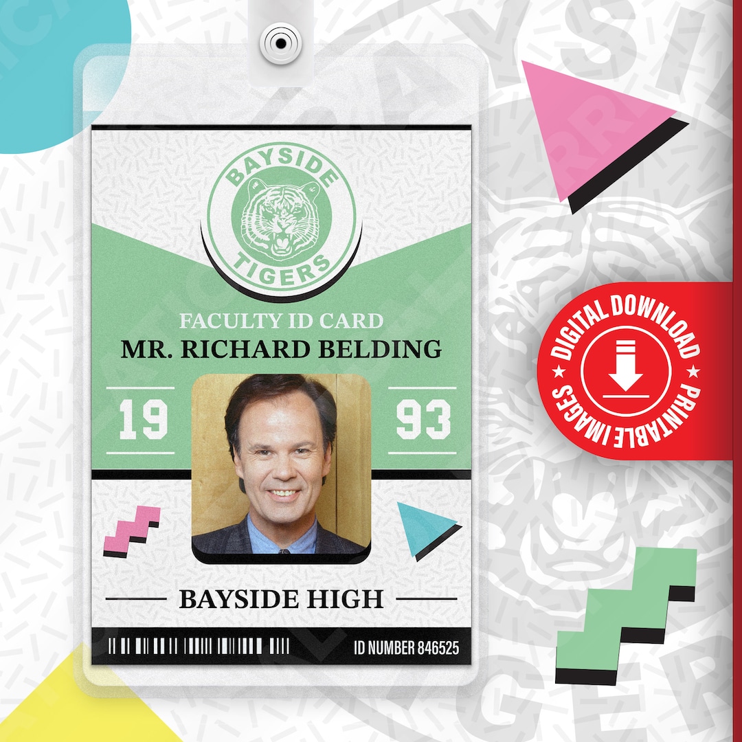Saved by the Bell Mr Richard Belding, Bayside Tigers, 80's and 90's ...
