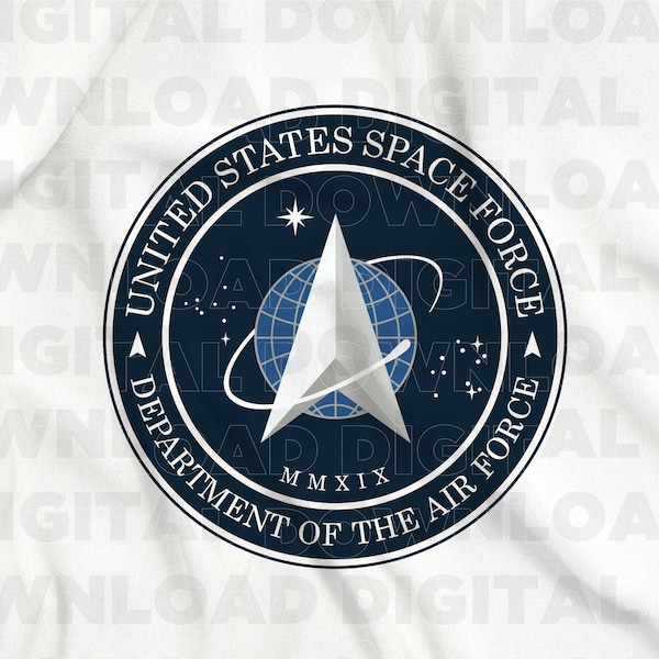 Space Force Logo Svg - Etsy