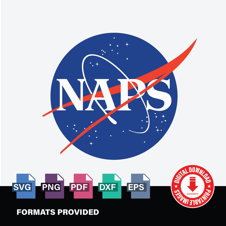 CUSTOMIZABLE PRINTABLE NASA Inspired Logo Outer Space - Etsy