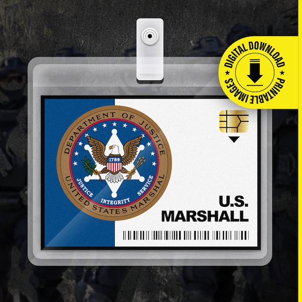 Marshal Id Cards - Etsy