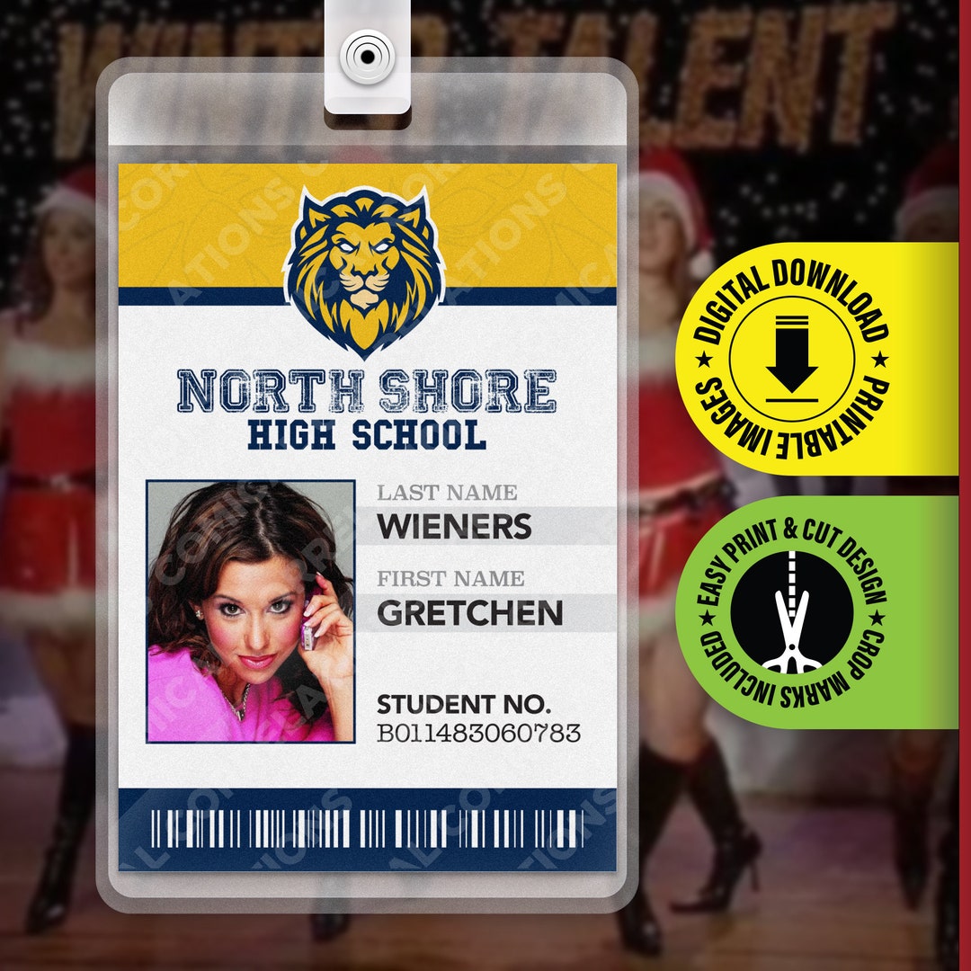 PRINTABLE PDF Gretchen Wieners Mean Girls North Shore High School ...