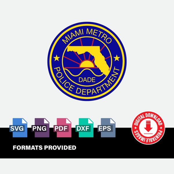 Miami Dade Police - Etsy