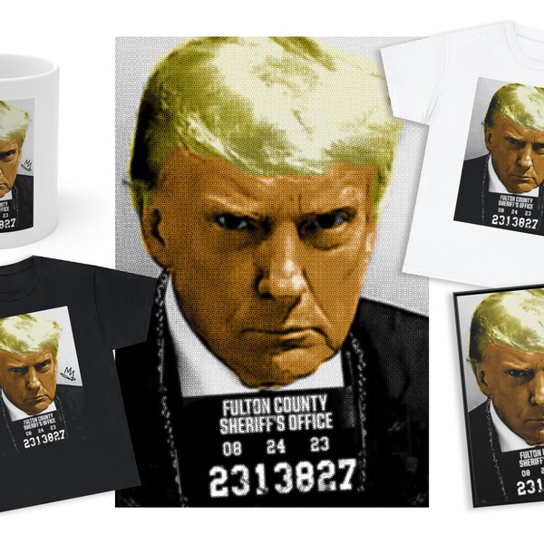 Donald Trump Mug Shot Poster - Etsy Canada