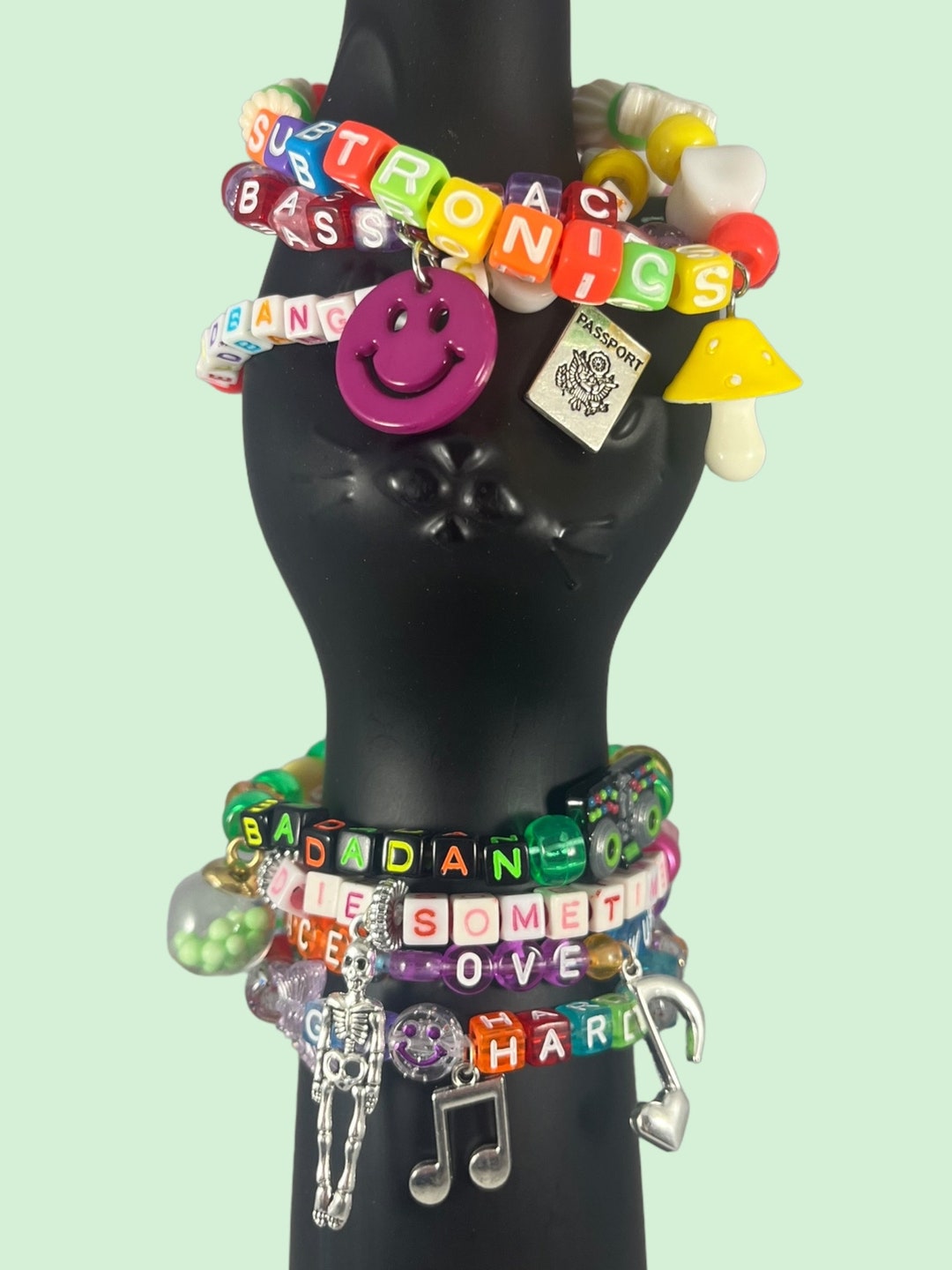 Kandi Singles Bracelets | Cyclops Mix - Etsy