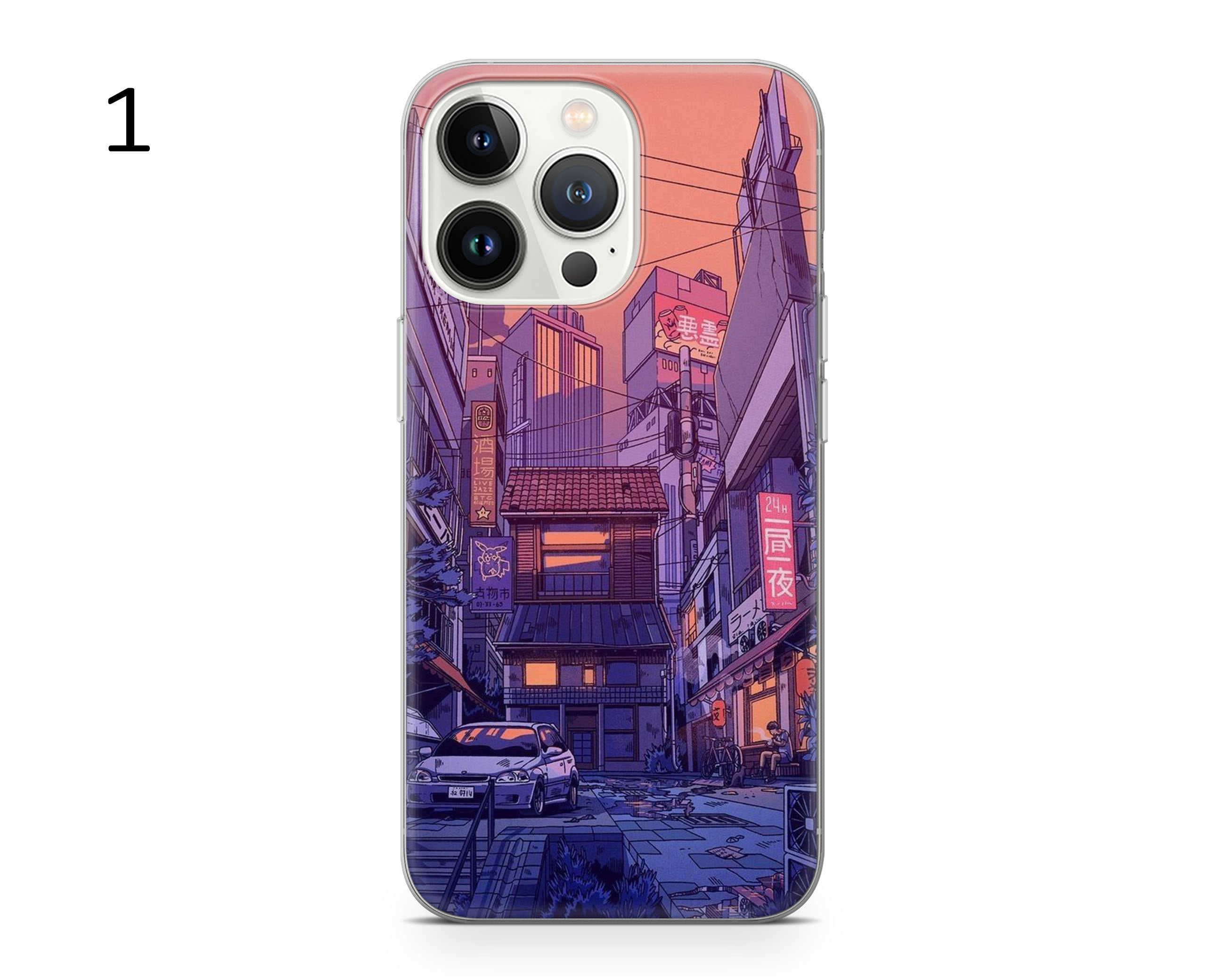 Lo-fi Cyberpunk Tokyo Minimal Art Phone Case for iPhone 14 13 - Etsy