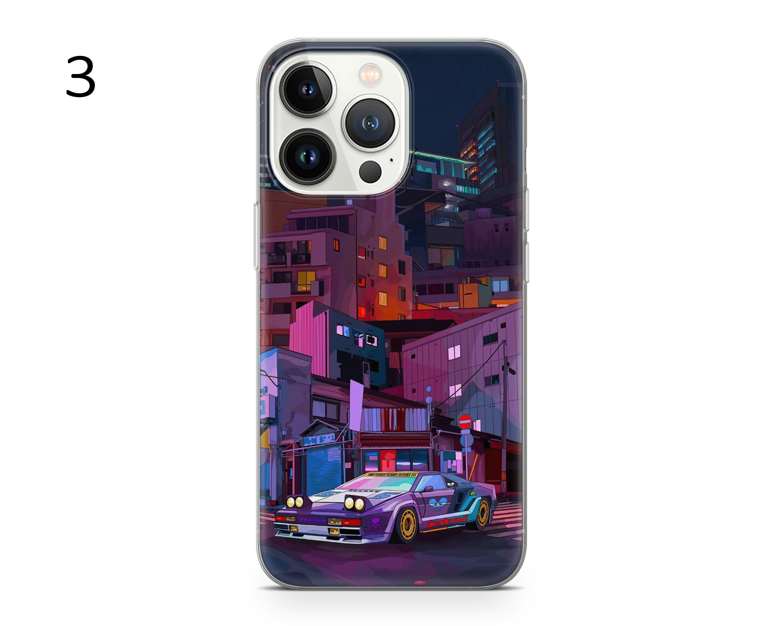 Lo-fi Cyberpunk Tokyo Minimal Art Phone Case for iPhone 14 13 - Etsy