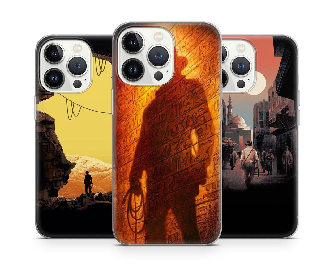 Indiana Jones Movie Series Fan Art Phone Case for iPhone 14 13 Pro Max ...