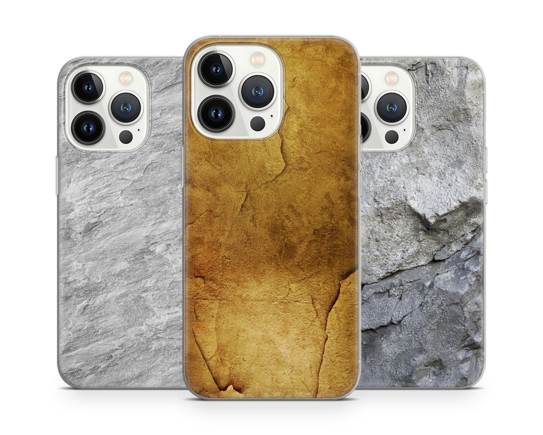 Stone Rock Concrete Texture Bronze Phone Case for iPhone 14 13 Pro Max ...