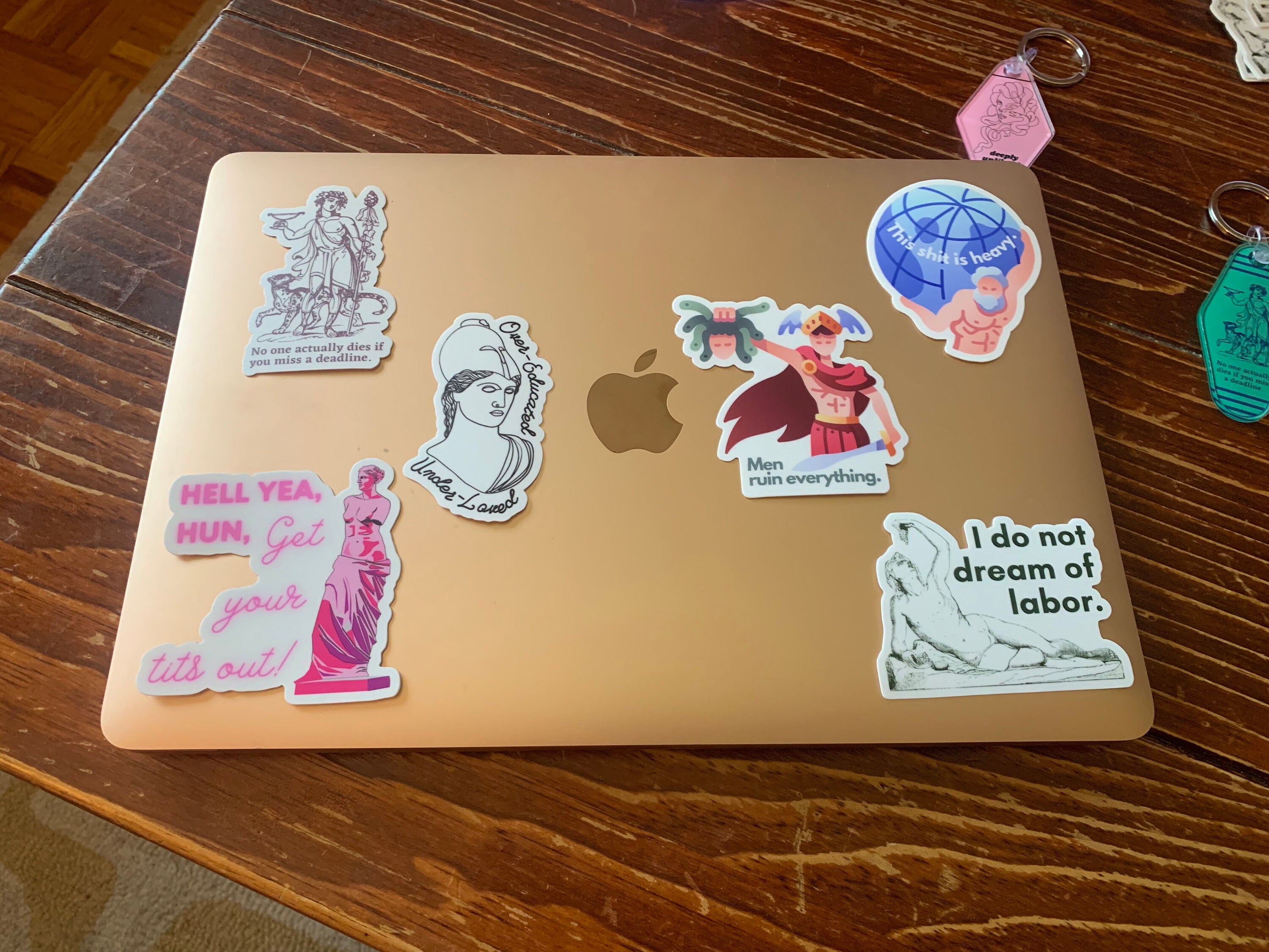 Athena, Minerva Sticker, Over-educated, Under-loved - Etsy