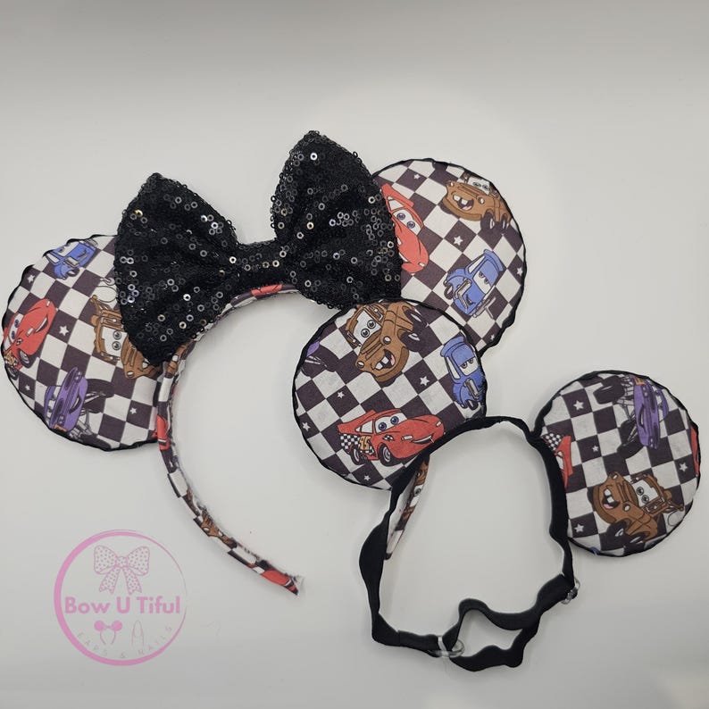 Cars Ears | Lightening Mcqueen | Nails | Inspired Minnie Ears ...