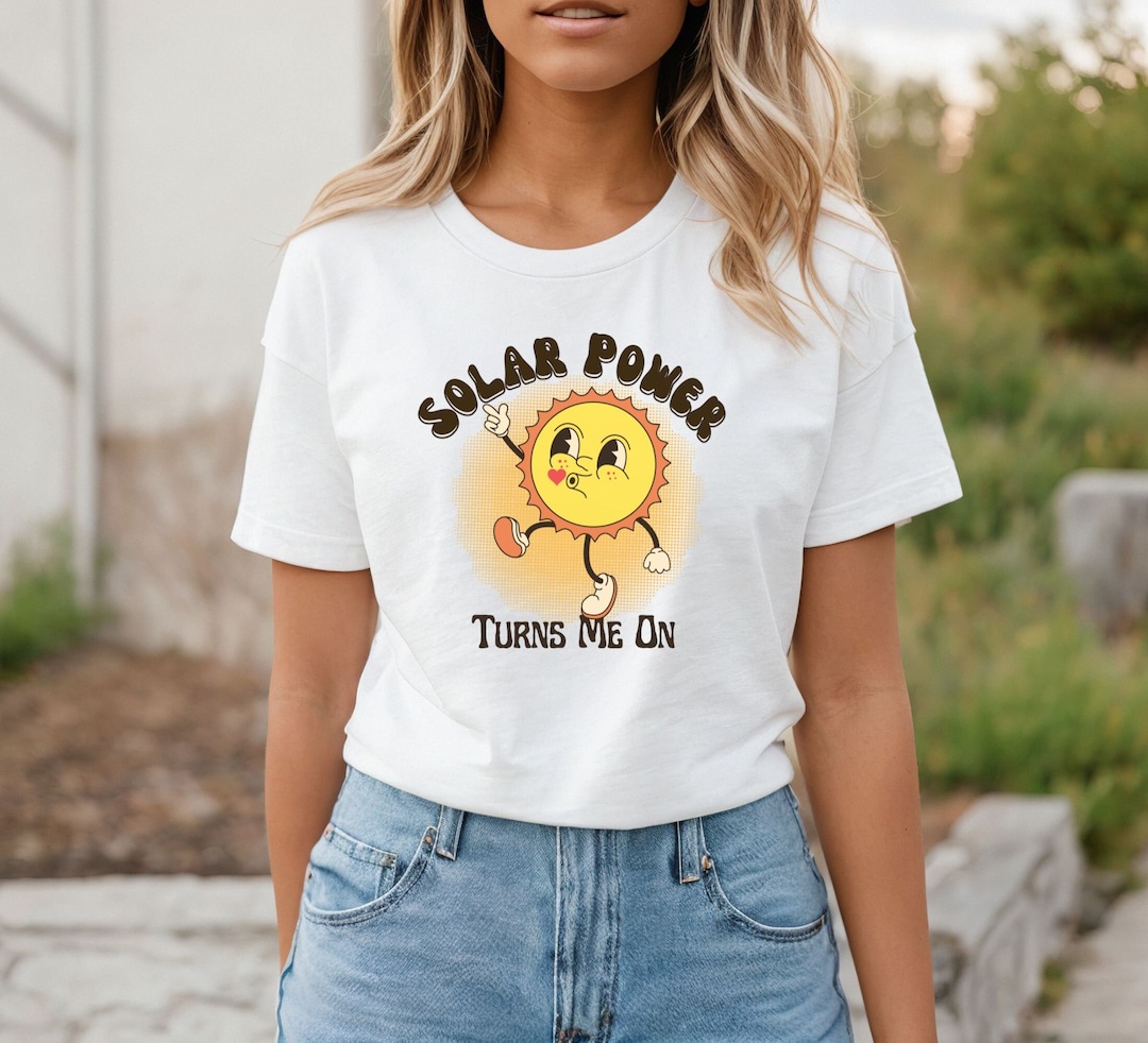 Solar Power Turns Me on Shirt, Solar Power T-shirt, Solar Energy Gift ...