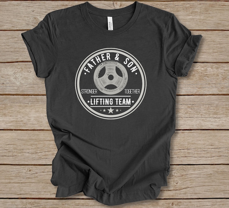 Father Son Lifting Team Shirt, Matching Father & Son Fitness Shirt, Fit ...