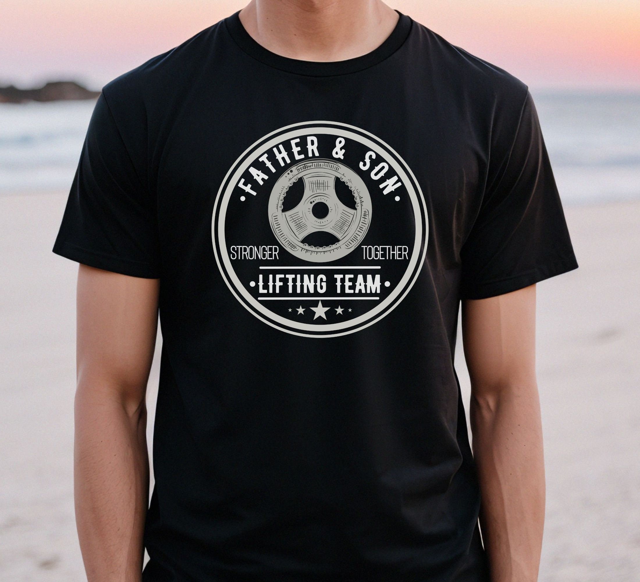 Father Son Lifting Team Shirt, Dad and Me Shirt, Matching Father & Son ...