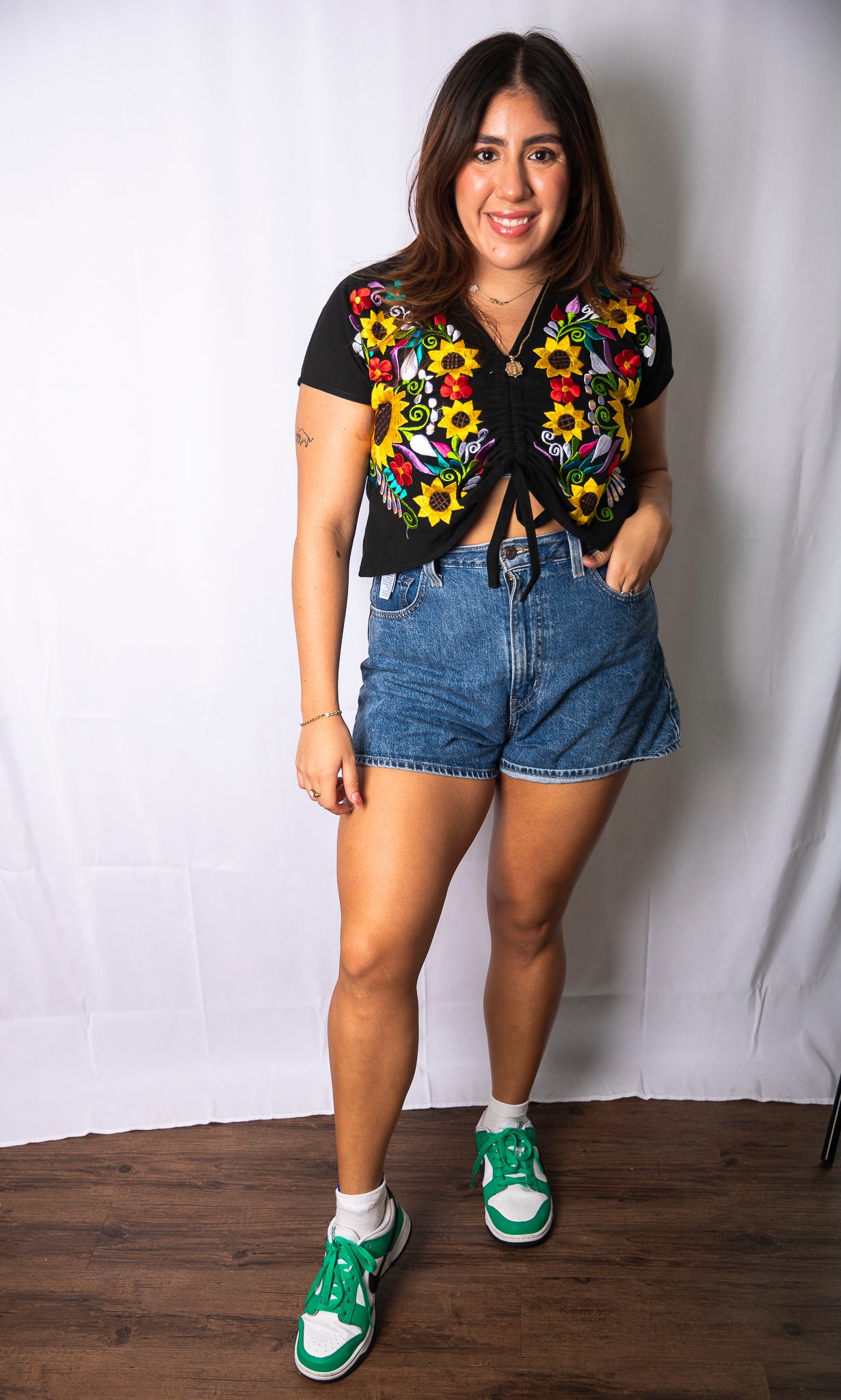 Mexican Embroidered Crop Top - Etsy