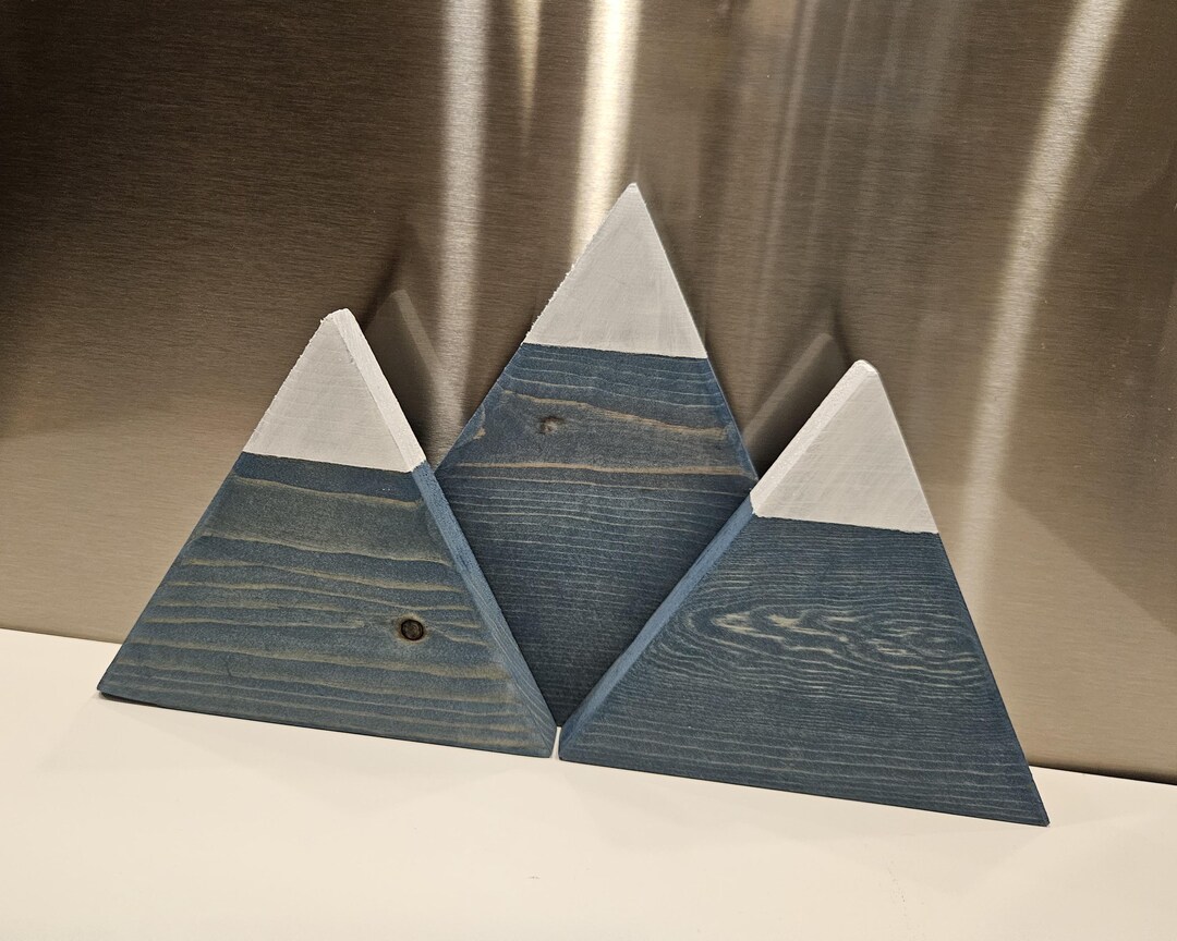 Wood Mountains, Wood Decor, Wood Peaks, Home Decor - Etsy