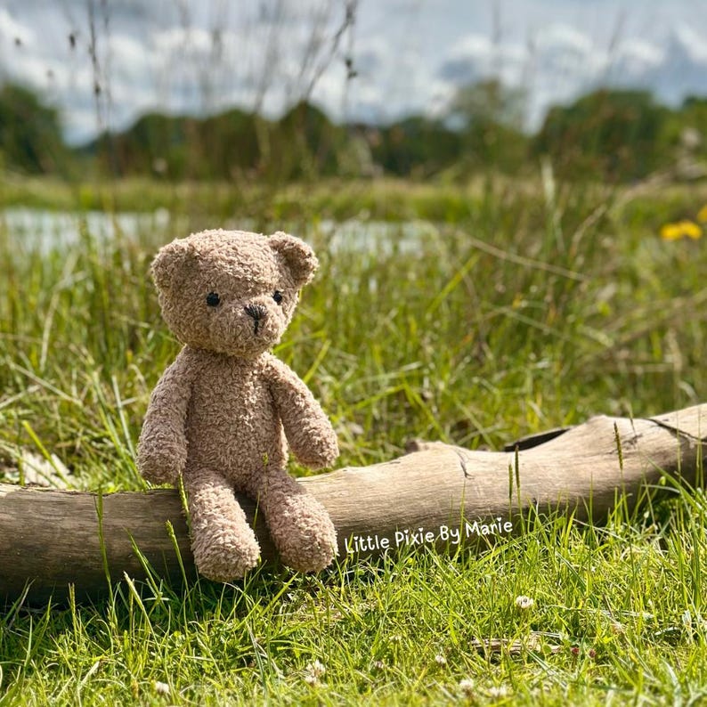 Bernie the Bear - Low-sew Crochet Bear Pattern - Easy Plush Teddy PDF ...