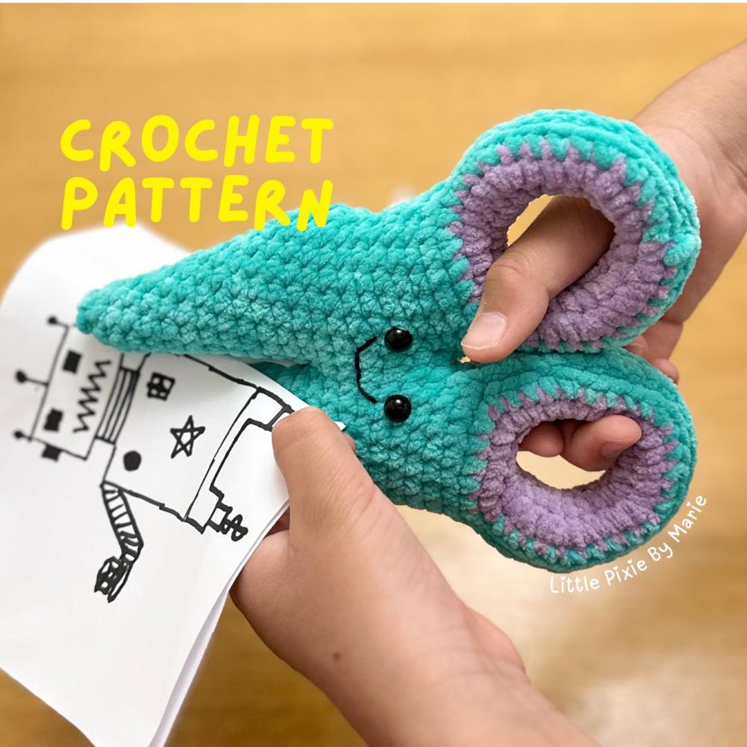 Scissors No Sew Amigurumi Crochet Pattern Plushie Digital Instant ...