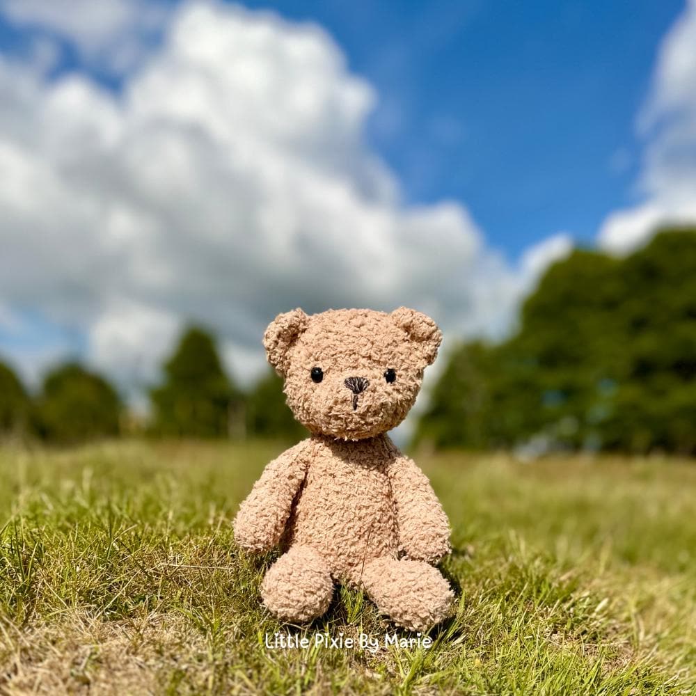 Bernie the Bear - Low-sew Crochet Bear Pattern - Easy Plush Teddy PDF ...