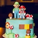 Super Mario Fondant Cake Toppers - Etsy