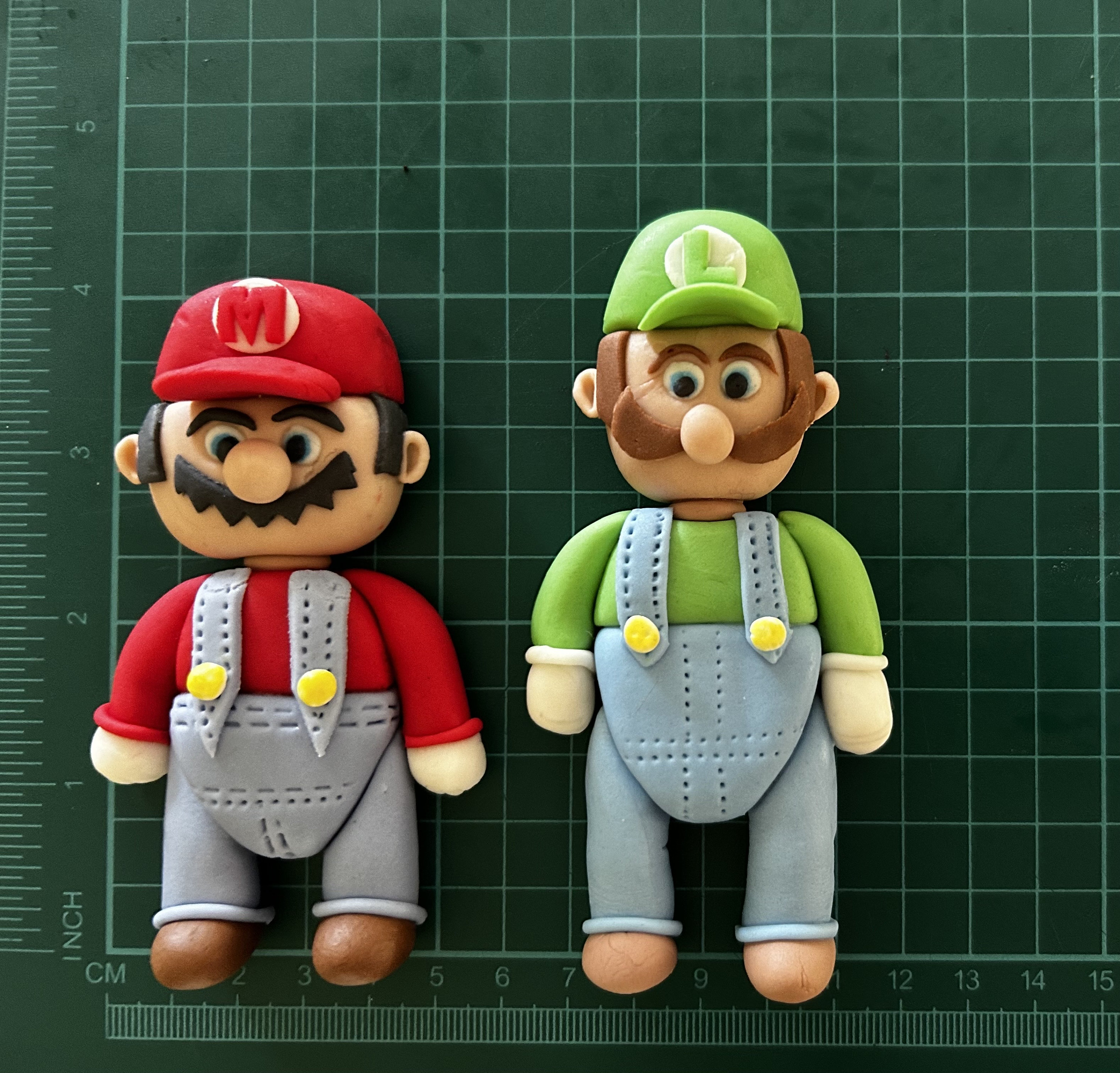 Super Mario Fondant Cake Toppers - Etsy