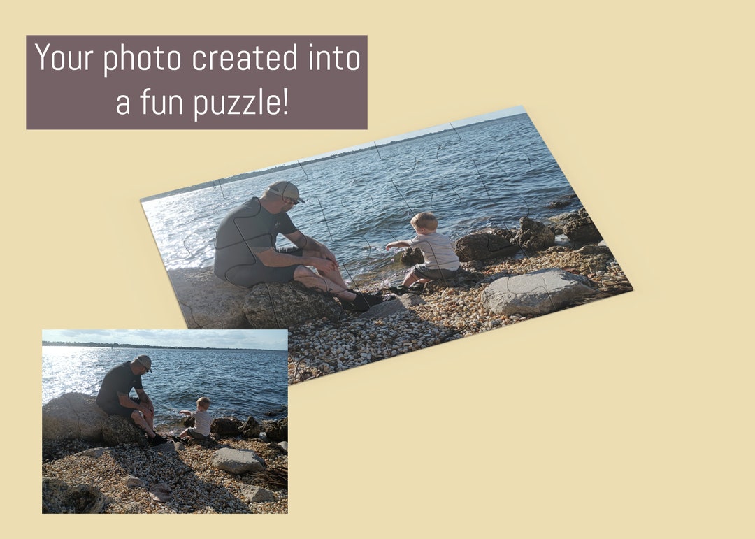 Custom Photo Puzzle Unique Gift Add Your Own Picture Personalized 120 ...