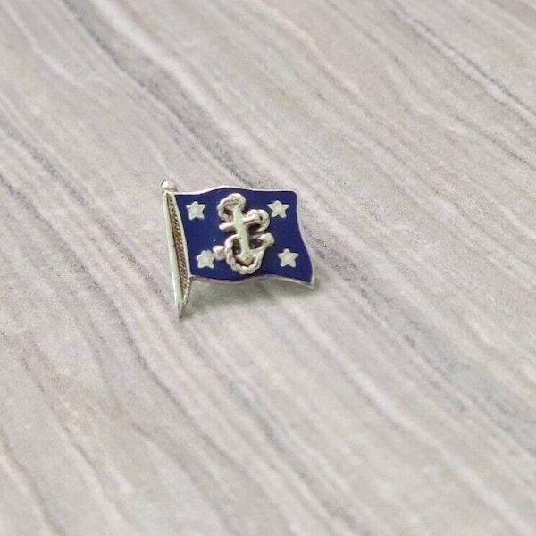 Navy Pin - Etsy