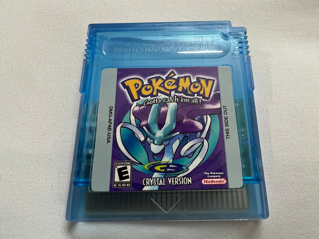 Pokemon Crystal Version nintendo Gameboy Color GBC Game Only FREE USPS ...