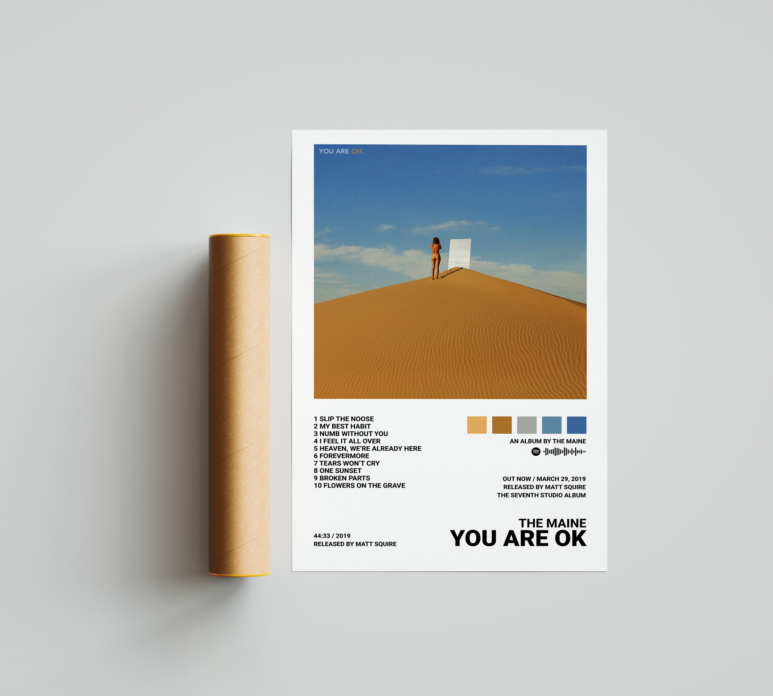 The Maine Posters / You Are Ok Poster / Album Cover Poster - Etsy Hong Kong