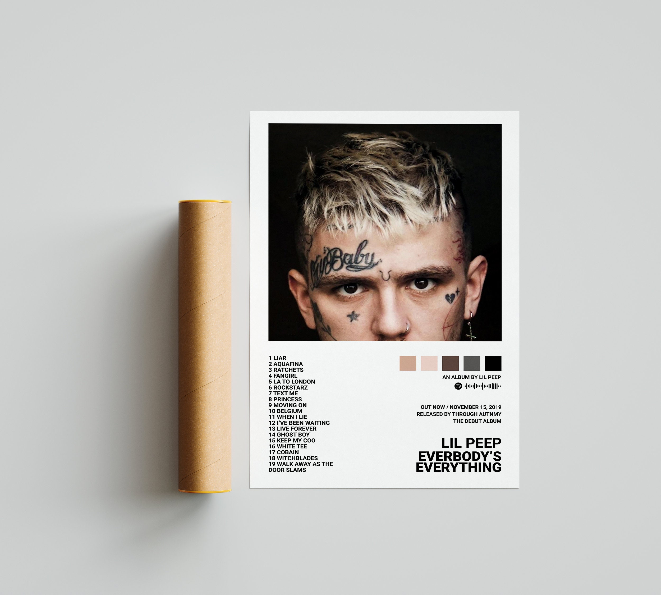 Lil Peep Poster / Everybody's Everything / Album Cover Poster sold by Eslam Osama | SKU 42155584 ...