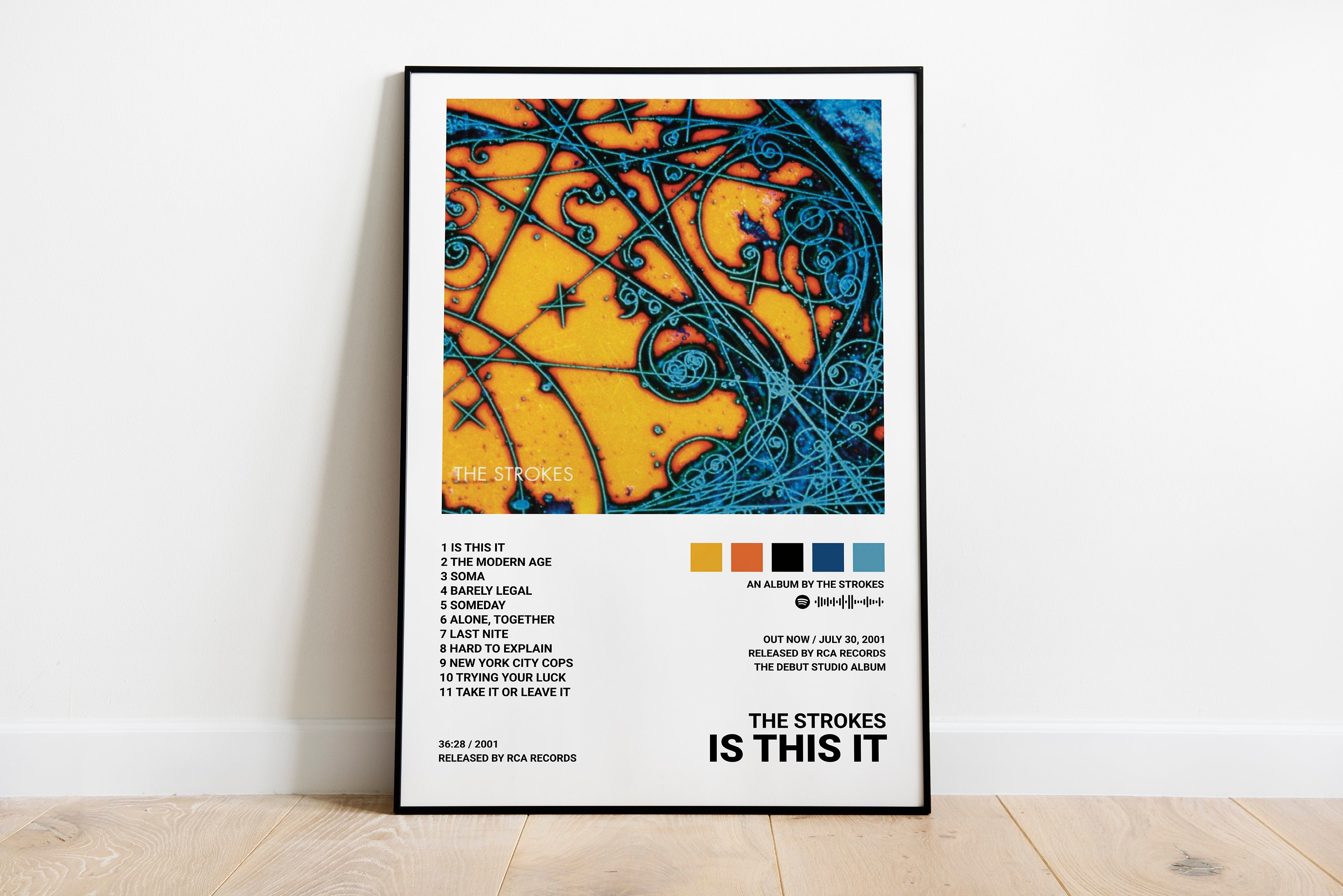 The Strokes Posters, Is Ths It Poster, The Strokes Is This It, Album ...