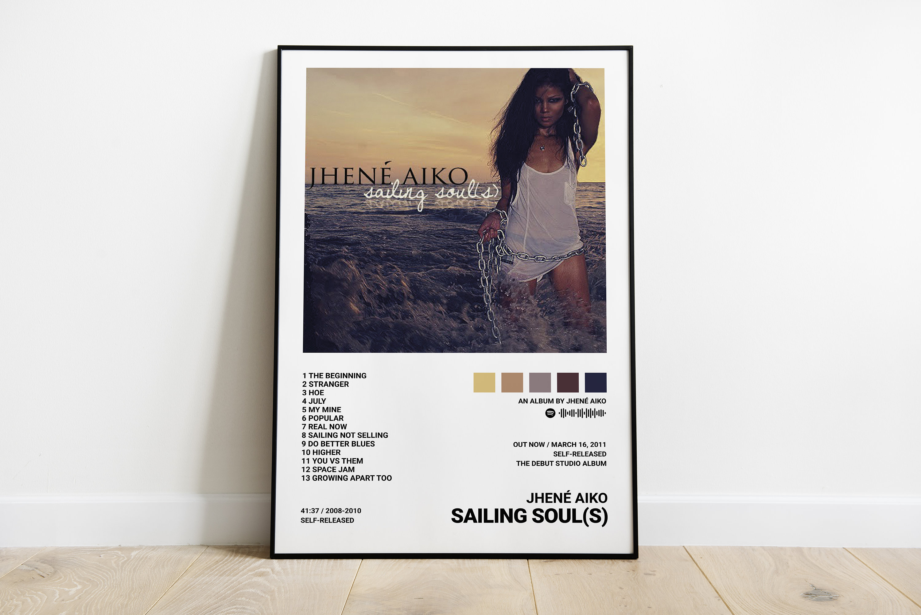 Jhene Aiko Poster Sailing Souls Poster Album Cover Poster, 40% OFF