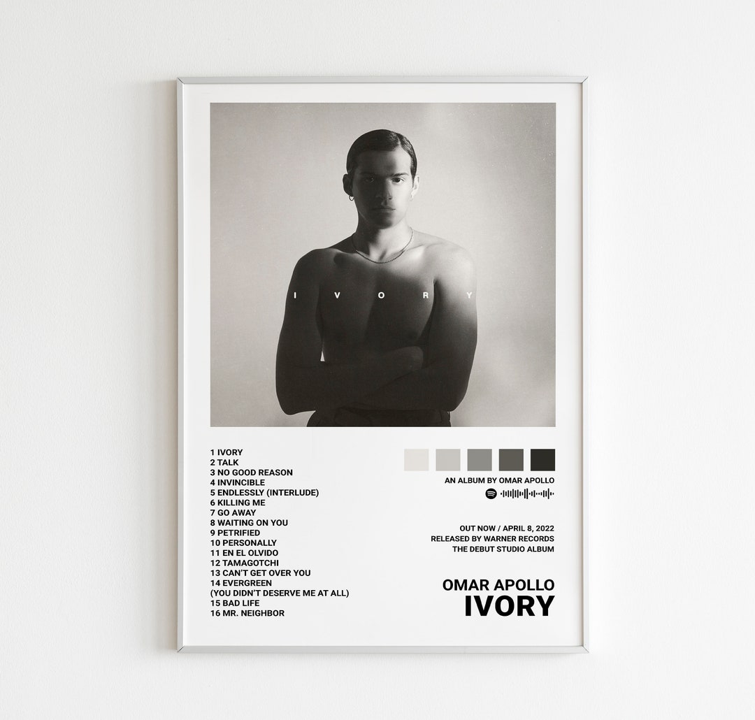 Omar Apollo Posters Ivory Poster Album Cover Poster - Etsy Hong Kong