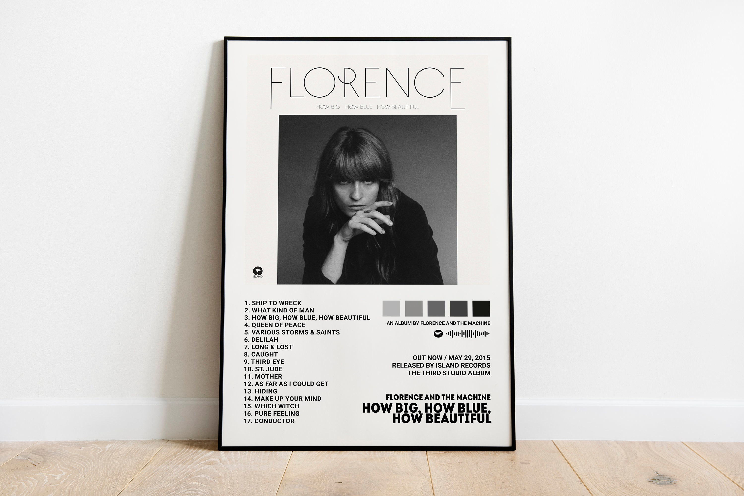 Florence and the Machine Posters / How Big How Blue How - Etsy