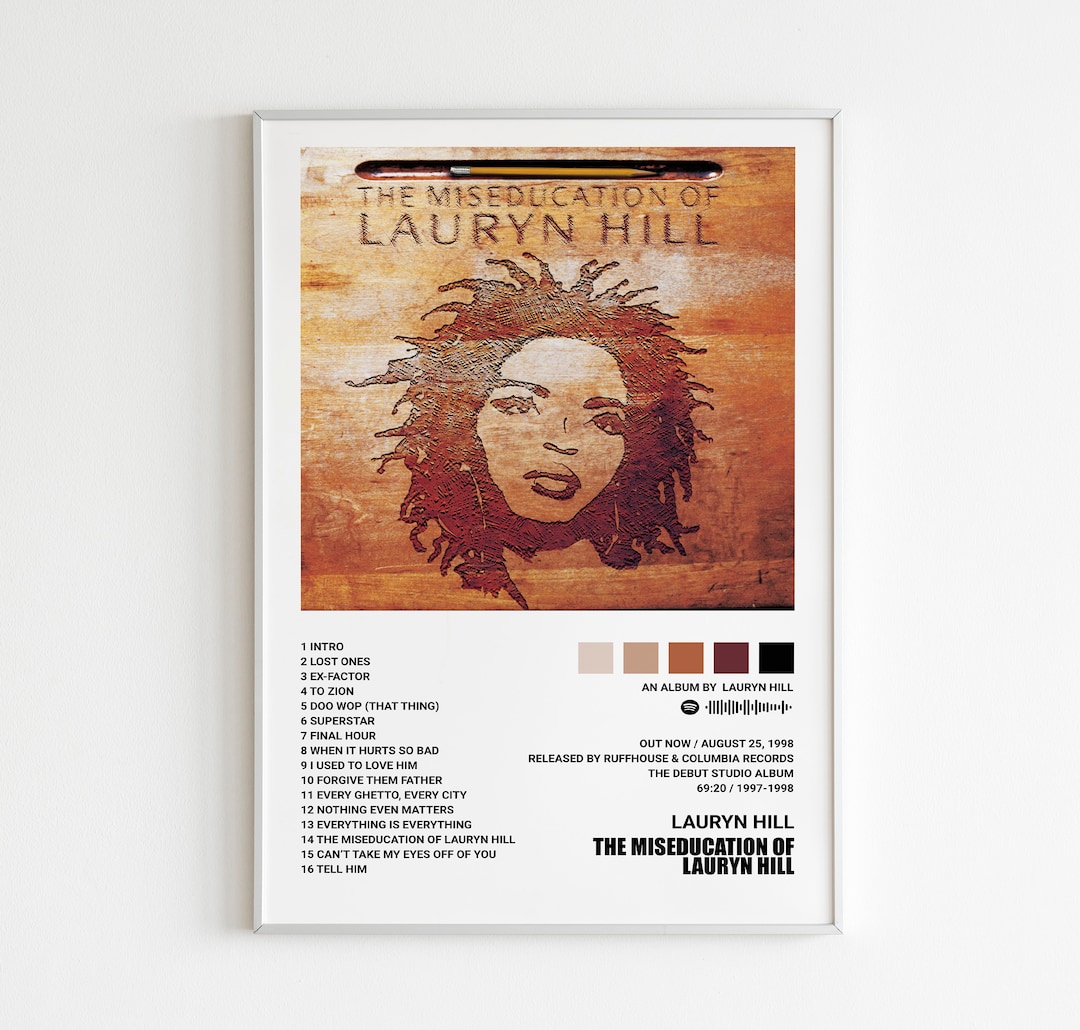 Lauryn Hill Posters / the Miseducation of Lauryn Hill Poster - Etsy