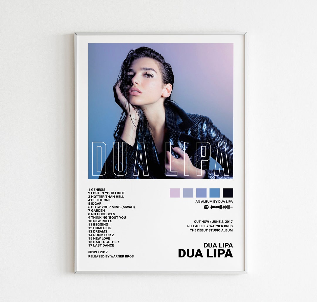 Dua Lipa Posters / Dua Lipa Poster Album Cover Poster Poster - Etsy ...
