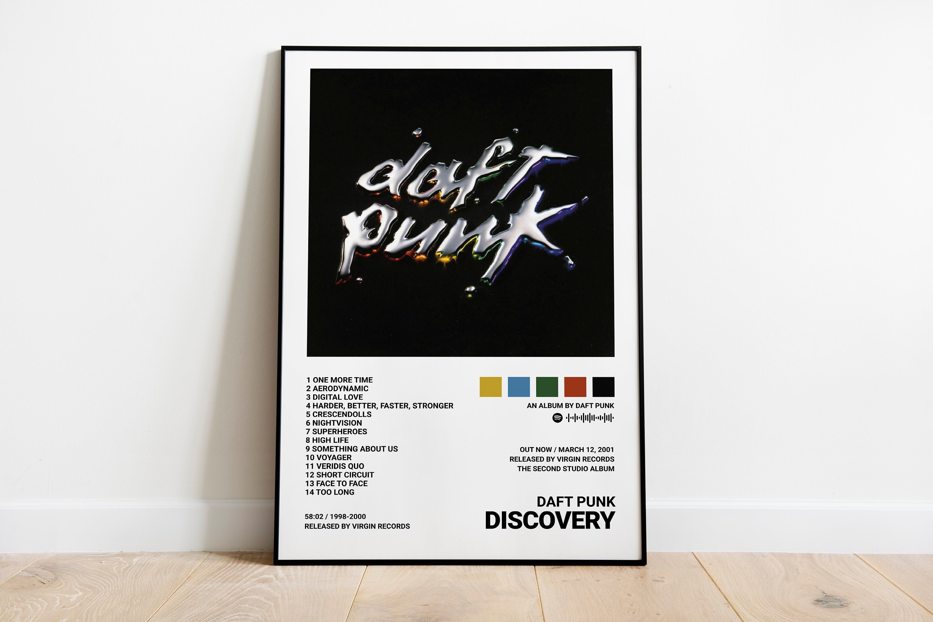 Daft Punk Album Cover Poster
