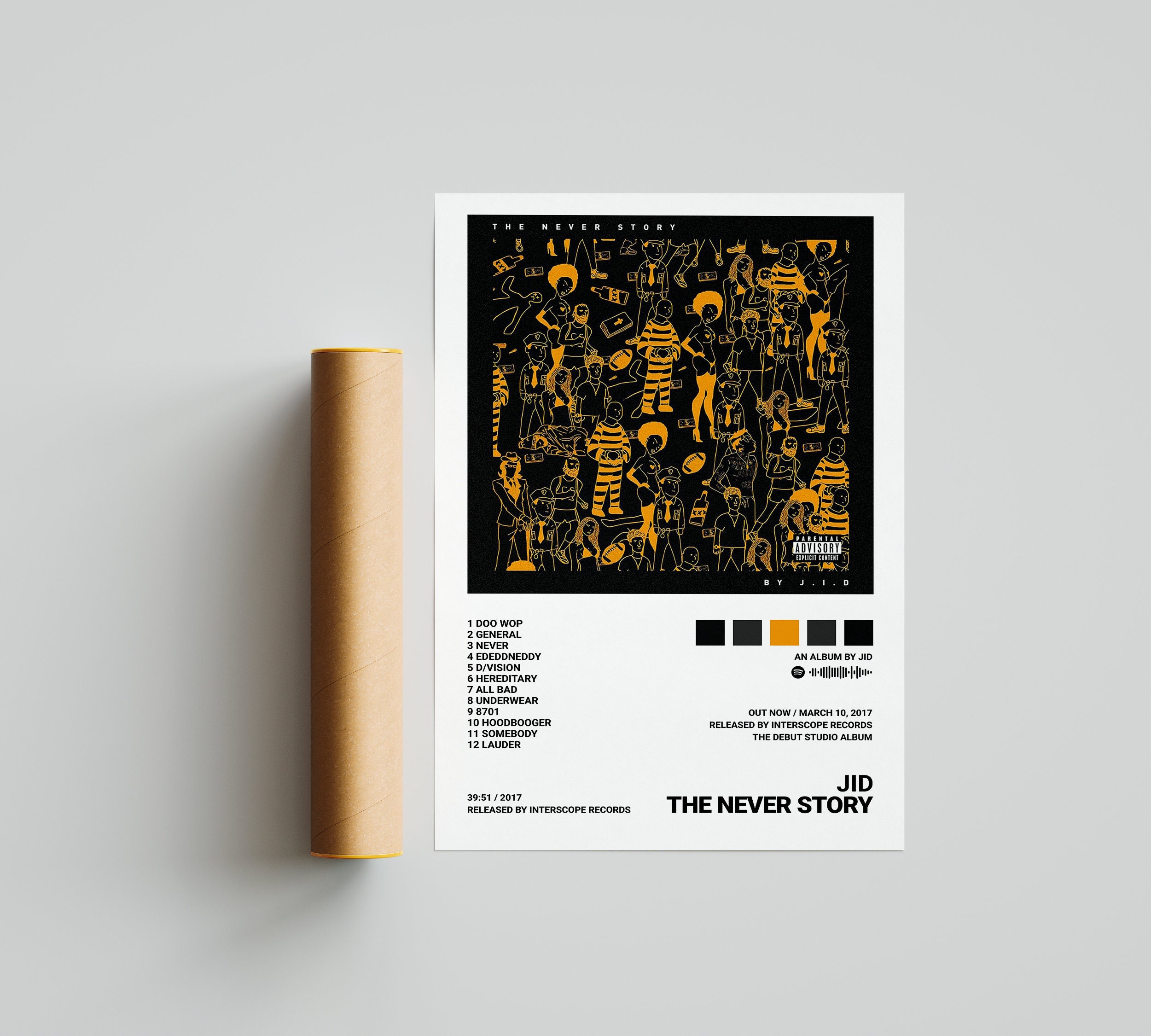 JID Posters, The Never Story Poster sold by ChristinKim | SKU 42390581 ...