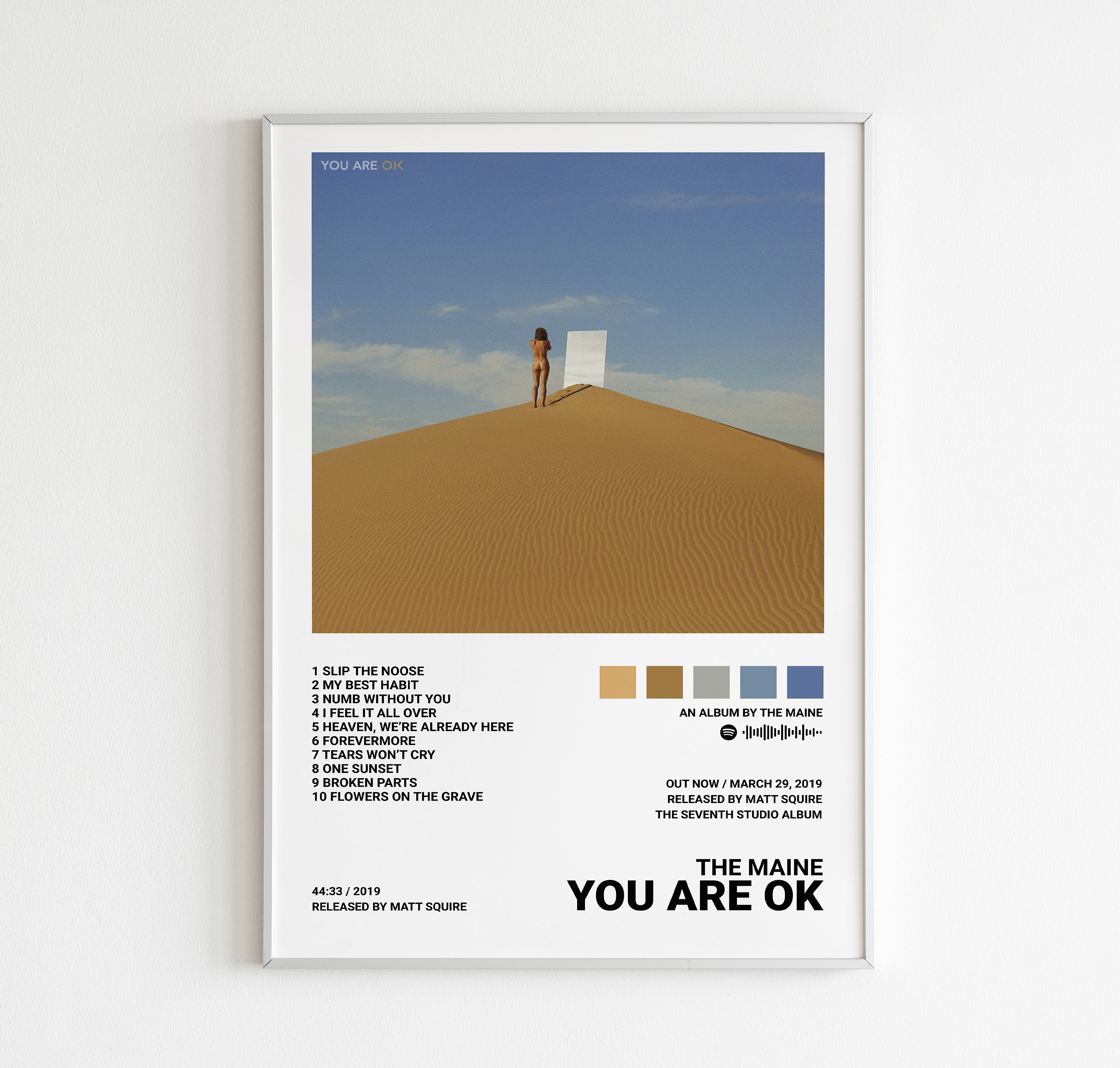 The Maine Posters / You Are Ok Poster / Album Cover Poster - Etsy Hong Kong
