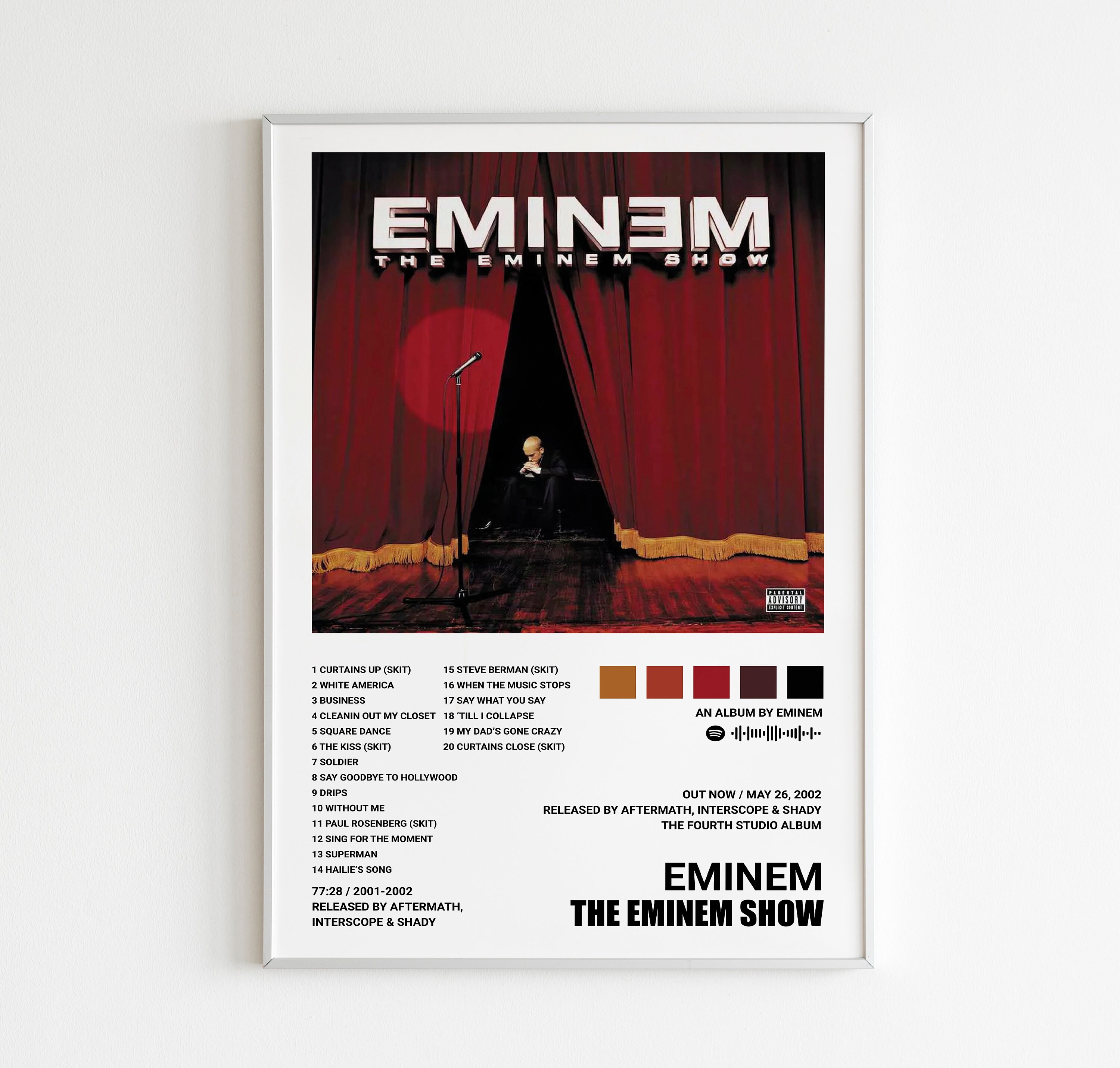 Eminem Posters / the Eminem Show Poster Album Cover Poster - Etsy Hong Kong
