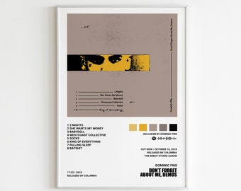 Dominic Fike Album Poster - Etsy
