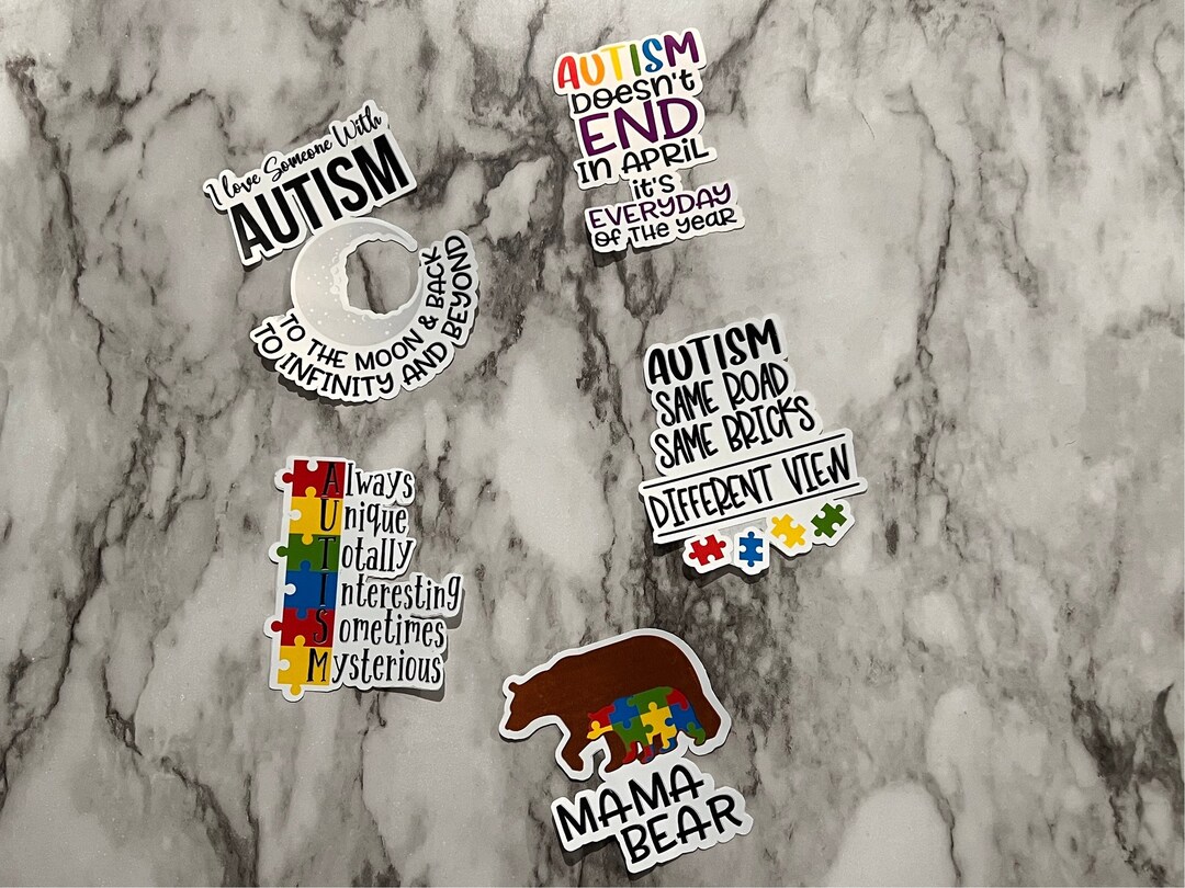 Autism Saying Stickers - Etsy