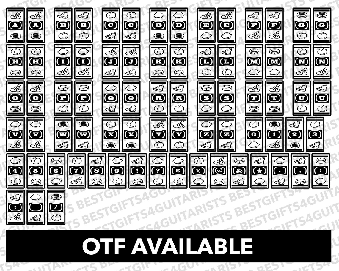 Casino Font SVG, Casino Font for Cricut, Casino Font SVG, PNG, Jpg, Otf ...