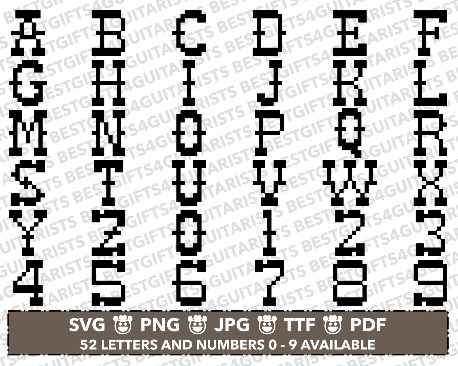 Western Pixel Font SVG, Western Pixel Font TTF, Western Pixel Letters ...