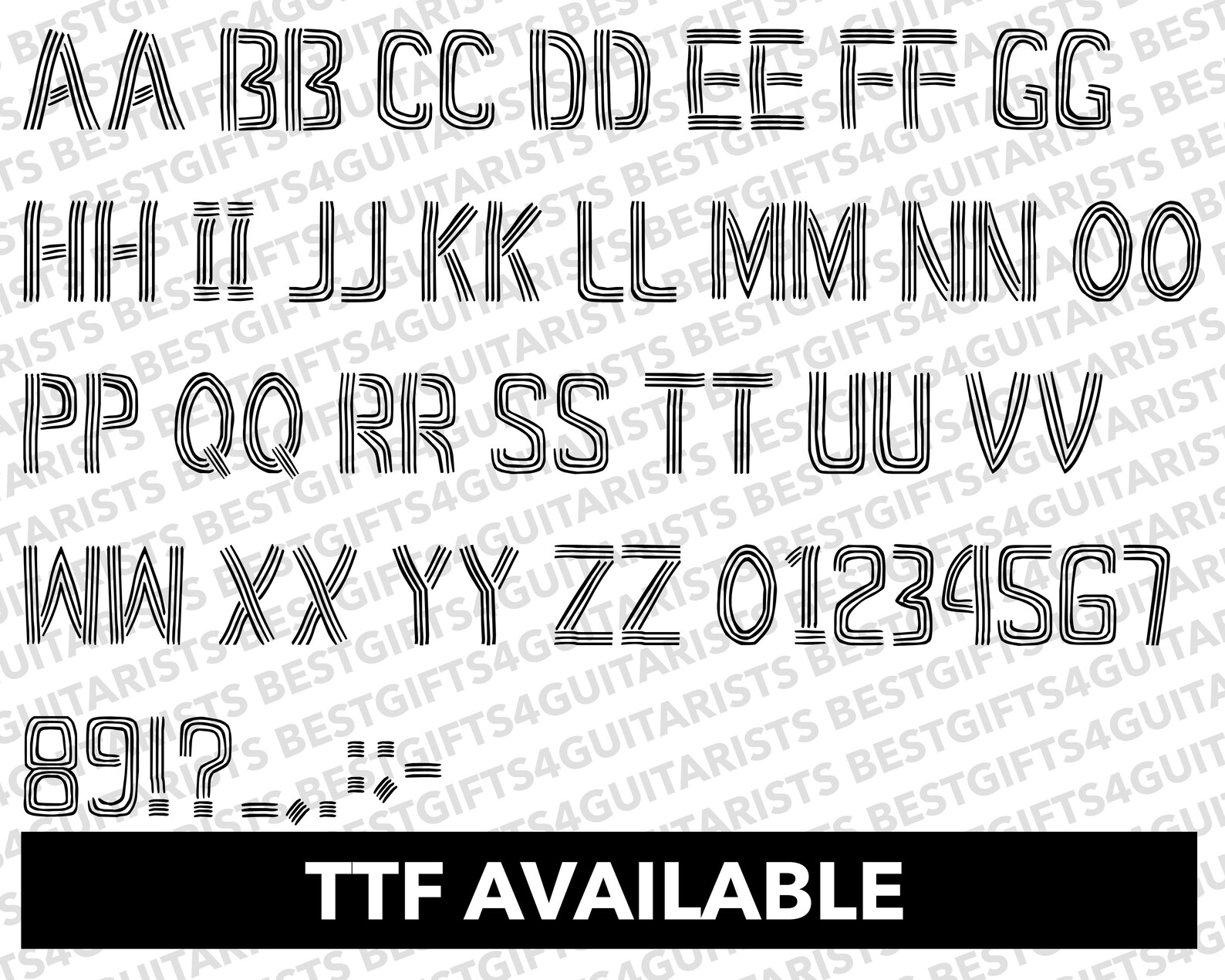 Lines by Hand Font SVG, Line Font for Cricut, Line Font SVG, PNG, Jpg ...