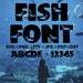 Fish Font SVG, Fishing Font PNG, Fishes Font for Canva, Fish Alphapack ...