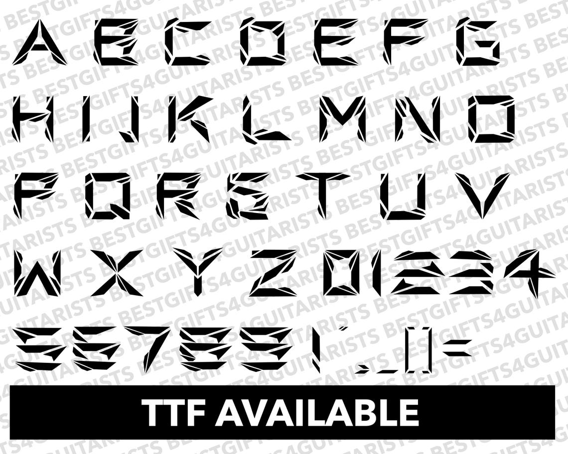 Cracked Font SVG, Cracked Font for Cricut, Mirror Font SVG, PNG, Jpg ...