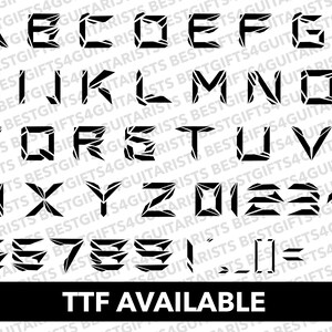 Cracked Font SVG, Cracked Font for Cricut, Mirror Font SVG, PNG, Jpg ...
